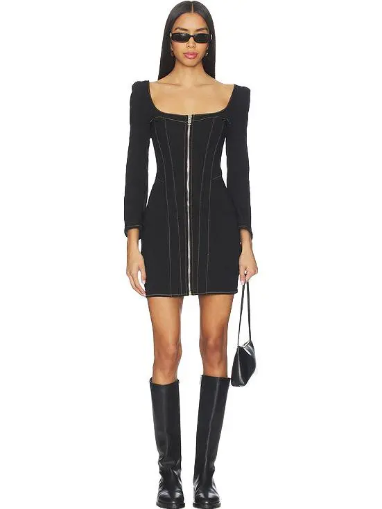 UNDERSTATED LEATHER Revenge Dress - Black
