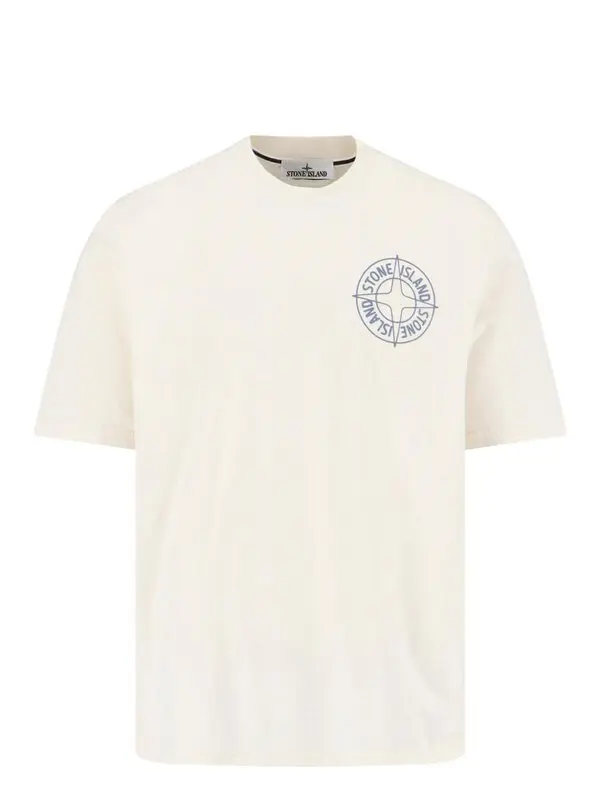 Stone Island Compass' T-shirt - White