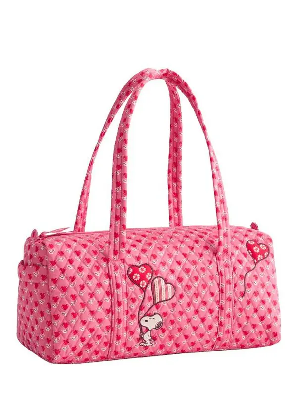 VERA BRADLEY Peanuts Small Original Duffel - Red