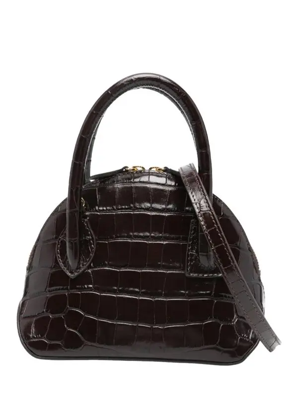 LIFFNER Mini Dome Bag - Dark Brown