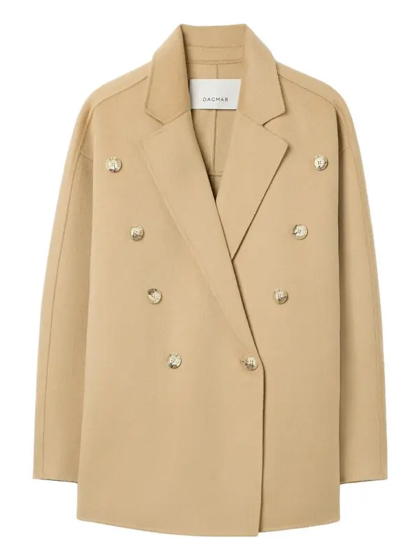HOUSE OF DAGMAR Jacket Db Doubl - Ljusbeige