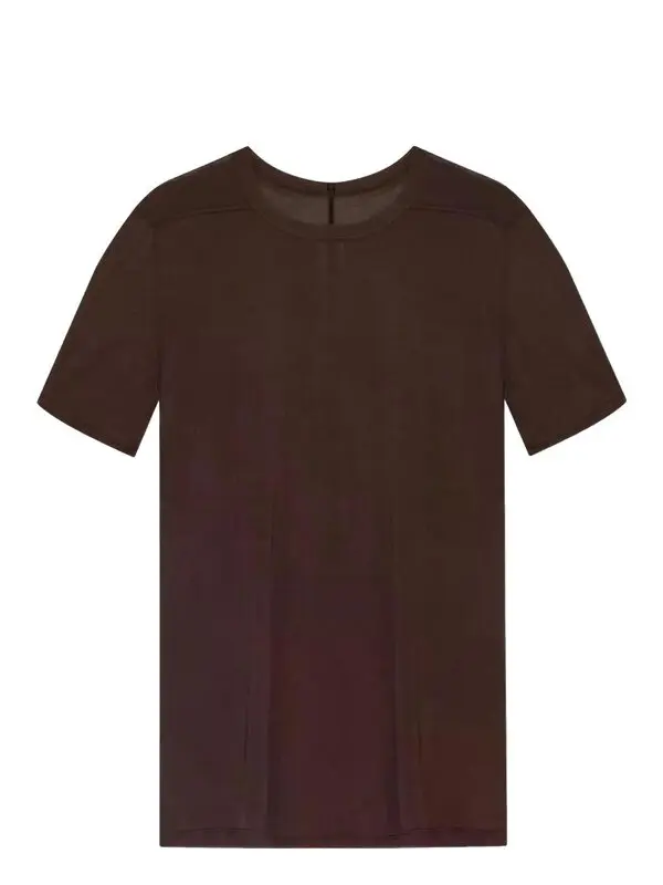 Rick Owens Seam-detail T-shirt - Brown