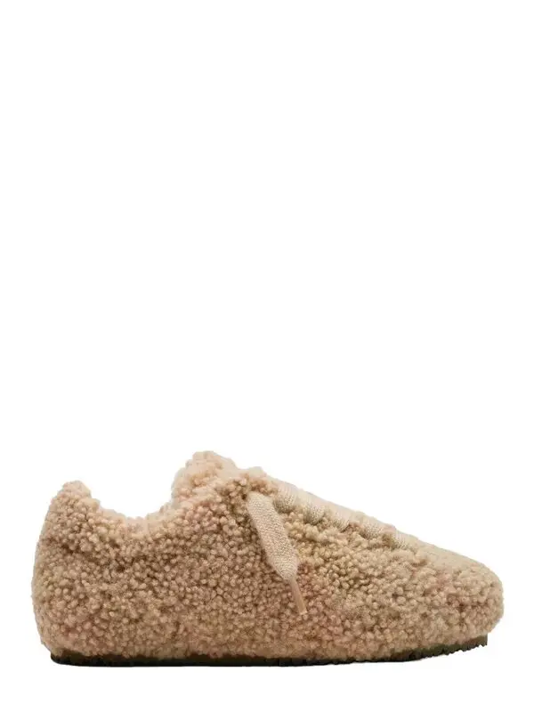 Axel Arigato Tact Shearling-effect Sneakers - Neutrals