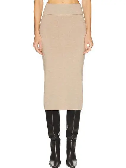Jacquemus La Jupe Maille Doppio Pencil Skirt - Multi-beige