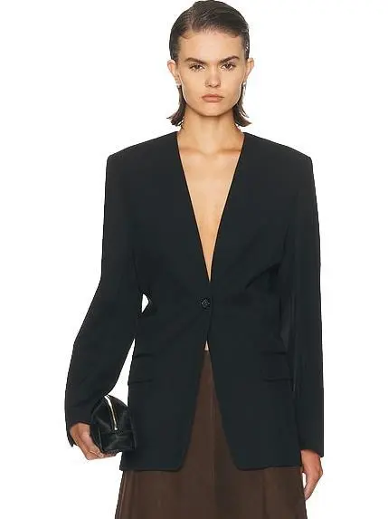 TOTEME Slouch Blazer - Black