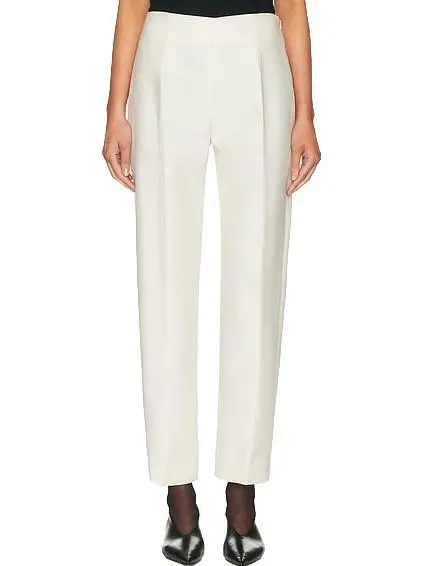 TOTEME Slim Evening Trousers - Ecru