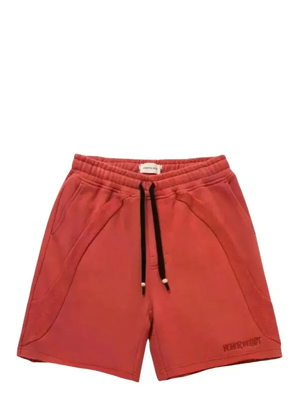 HONOR THE GIFT Drawstring-fastening Track Shorts - Red