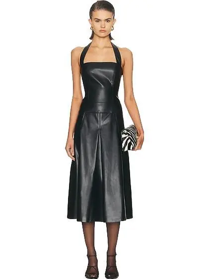 Alexis Imena Halterneck Dress - Black