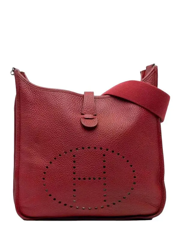 Hermès 2012 Evelyne Iii 29 Pm Crossbody Bag - Red