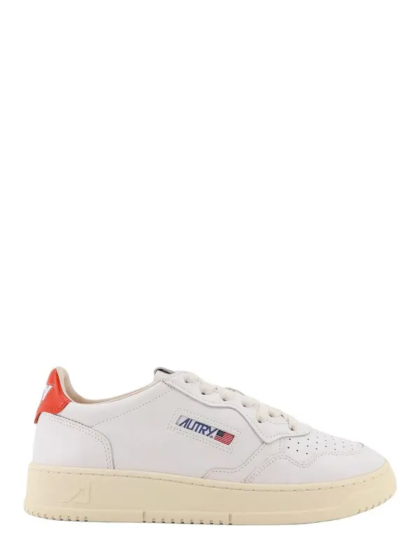 AUTRY Medalist Low Leather Sneakers - White