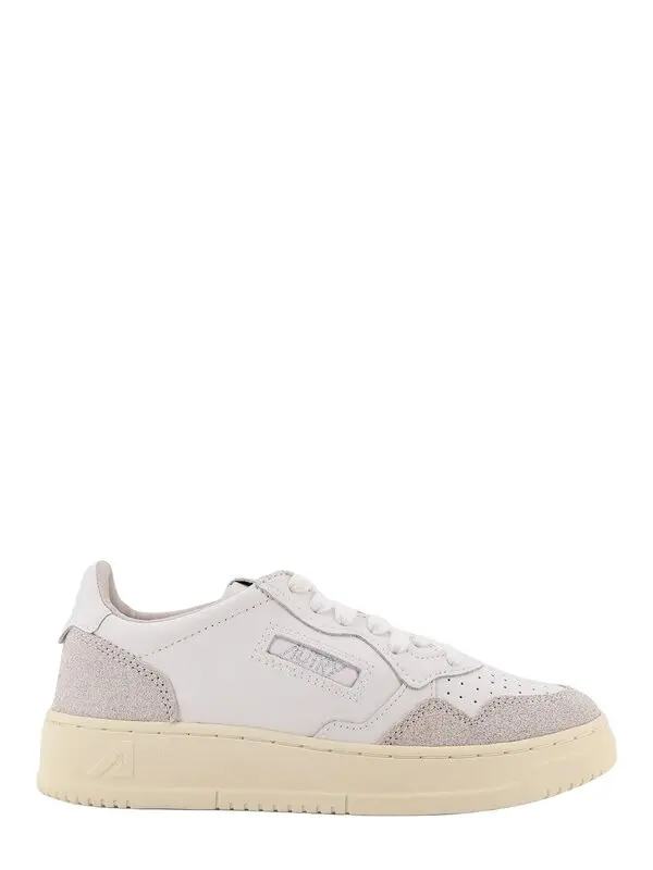 AUTRY Medalist Low Leather Sneakers - White