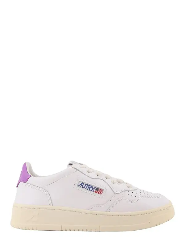 AUTRY Medalist Low Leather Sneakers - White