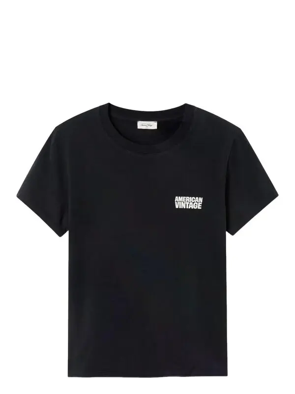 American Vintage Ykobow Short-sleeve T-shirt - Black