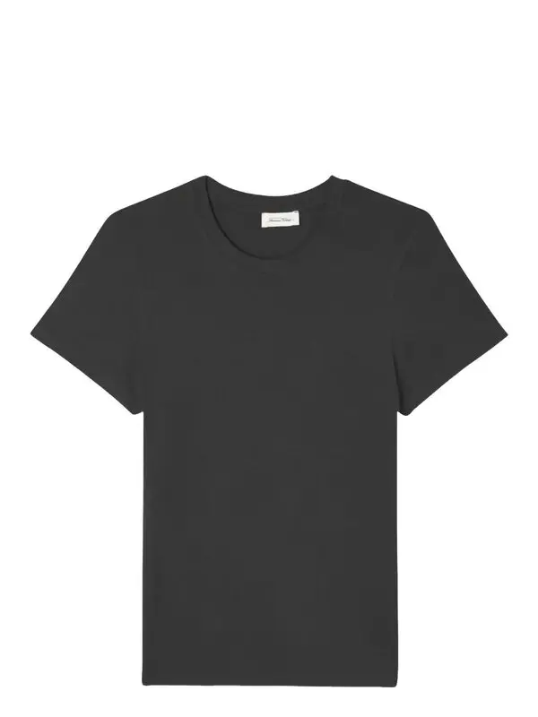 American Vintage Ypawood Short-sleeve Crew-neck T-shirt - Black