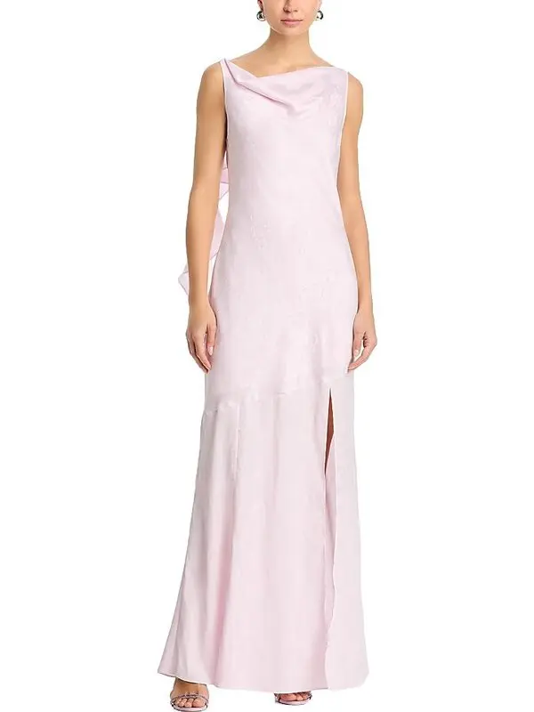 Remain Birger Christensen Waterfall Maxi Dress - Orchid Ice