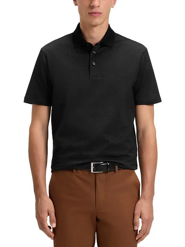 BOSS Parris Short Sleeve Polo Shirt - Black