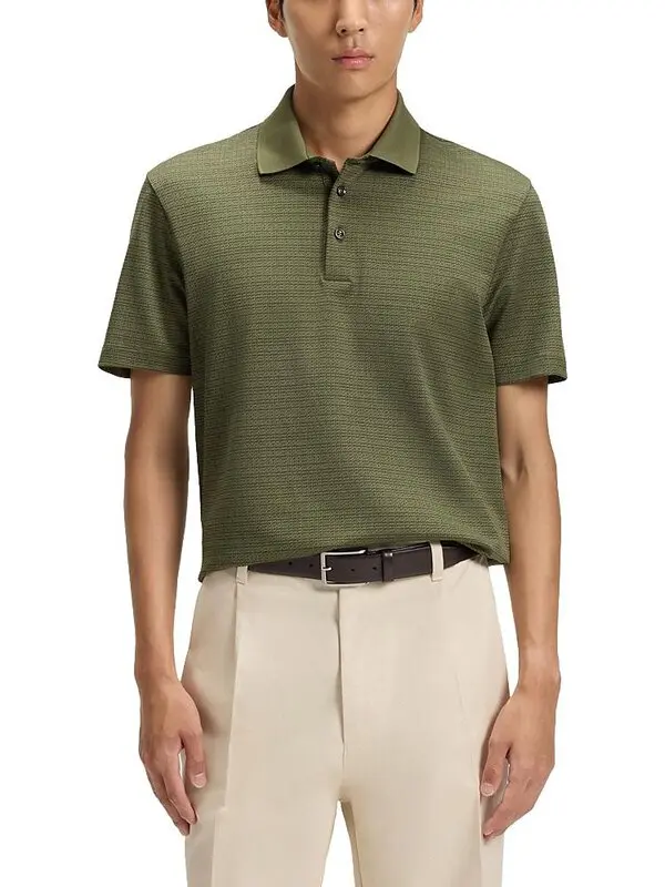 BOSS Parris Short Sleeve Polo Shirt - Medium Green