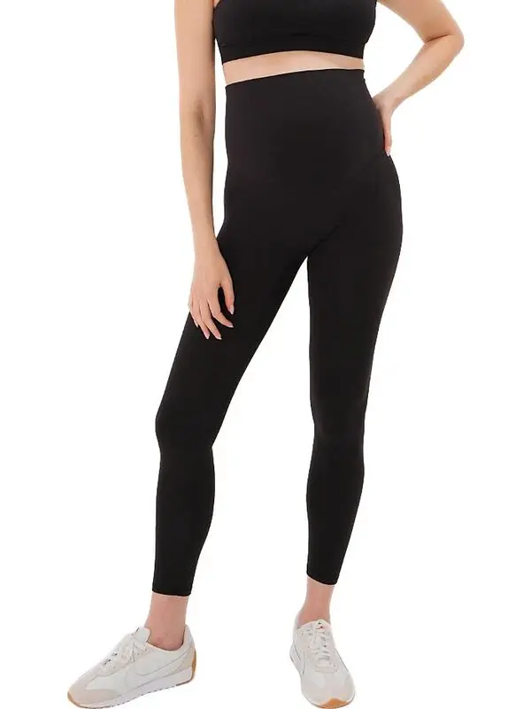 AXK Athletic Supportive Scrunch Butt Maternity Legging - Black