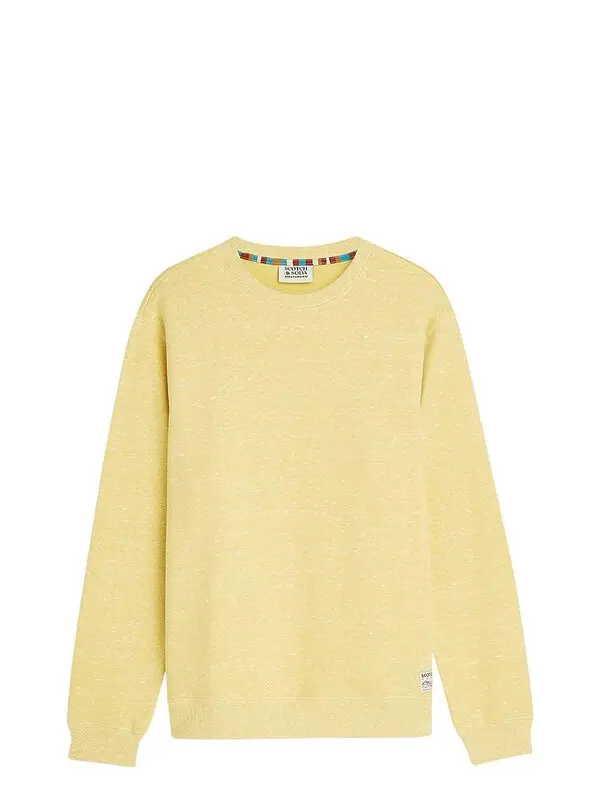 Scotch & Soda Melange Crewneck Sweatshirt - Raffia