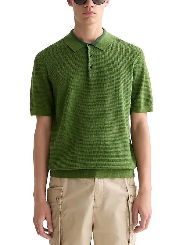 Scotch & Soda Structured Polo Shirt - Garden Green