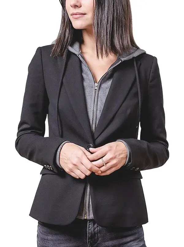 Central Park West Ryder Dickie Blazer - Grey-black