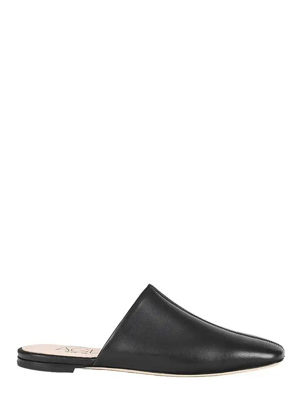 Agl Leather Mules - Nero