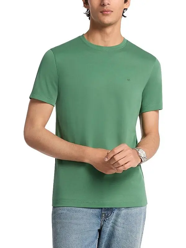 Michael Kors Sleek Crewneck T-shirt - Pine Green