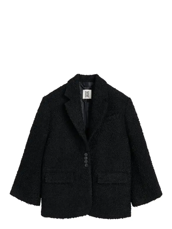 BY MALENE BIRGER Biena Boucle Blazer - Black