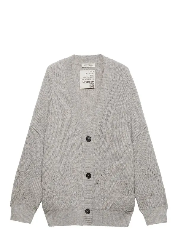 Max & Co. Wool-blend Oversized Cardigan - Beige