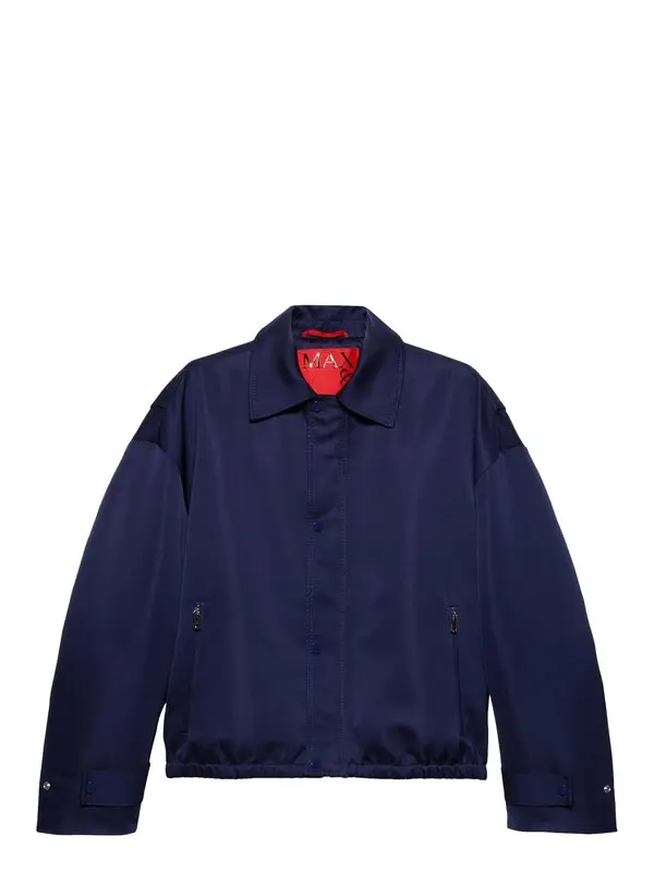 Max & Co. Satin Bomber Jacket - Blue