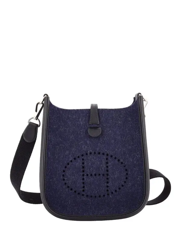 HERMES Evelyne Bag Gen Iii Felt Tpm - Bleu Nuit