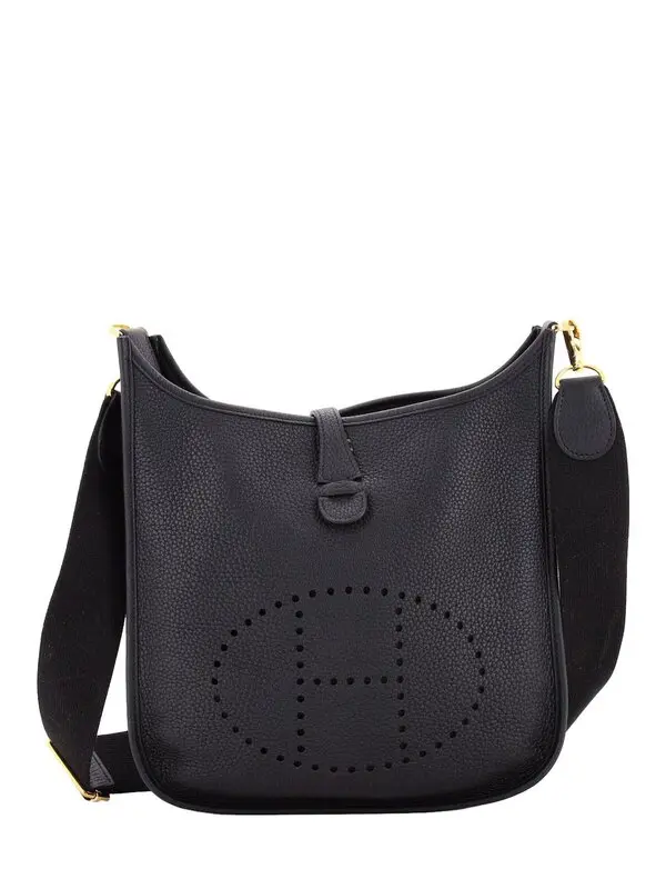 HERMES Evelyne Bag Gen Iii Clemence Pm - Noir