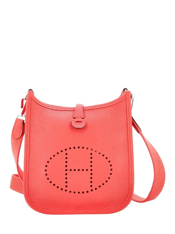 HERMES Evelyne Bag Gen Iii Clemence Tpm - Rouge Pivoine