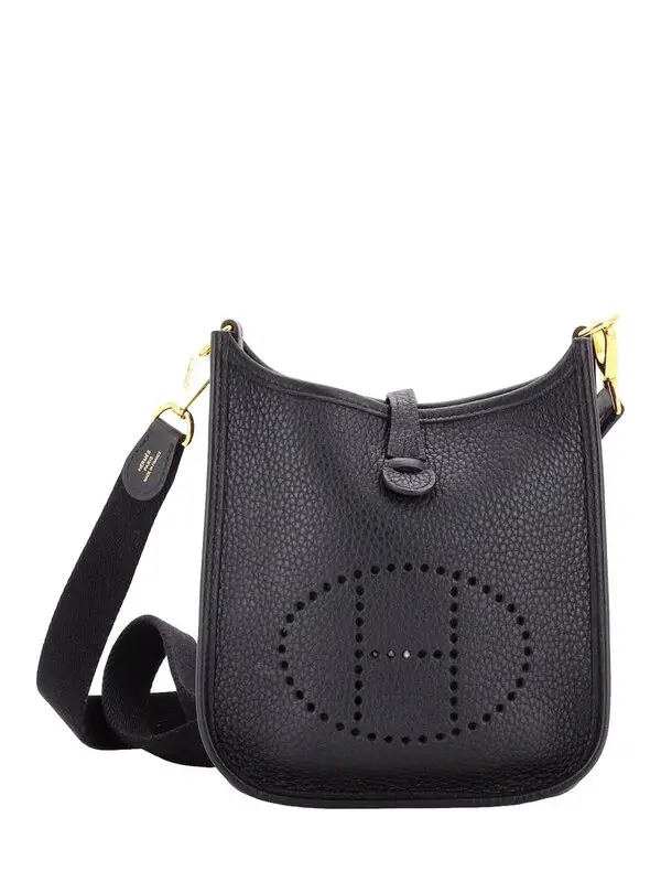 HERMES Evelyne Bag Gen Iii Clemence Tpm - Noir
