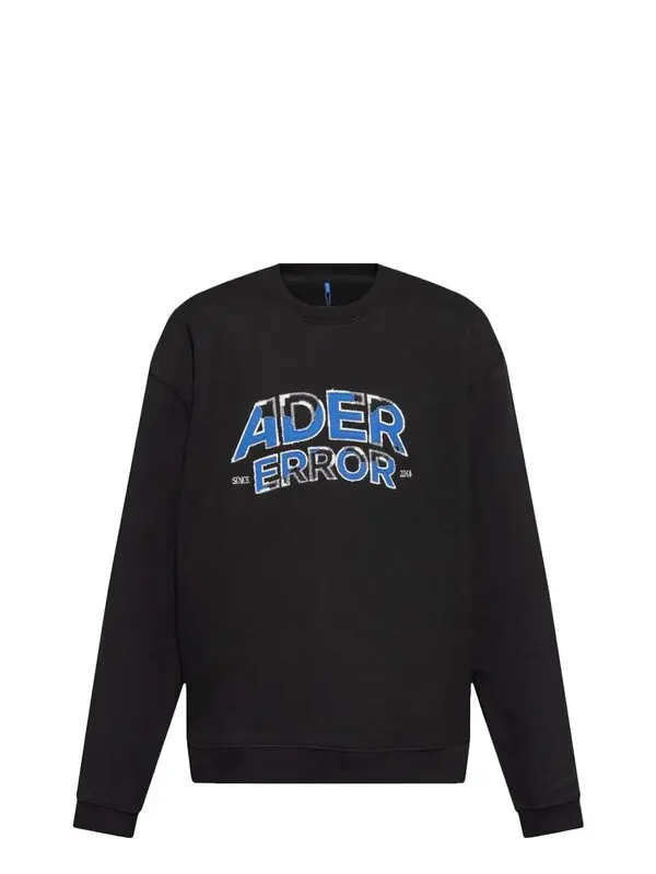 ADER ERROR Crewneck Semi Oversized Fit Sweatshirt - Noir