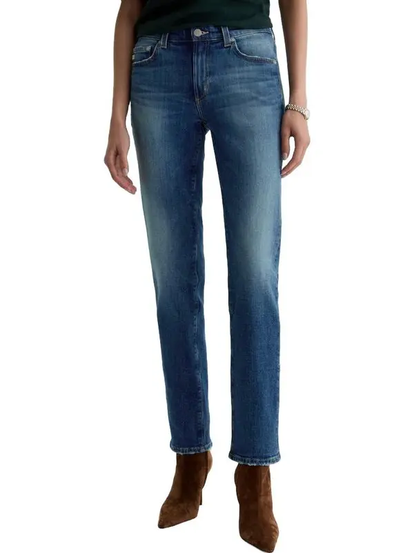 Ag Sandra Low-rise Slim Straight Jeans - 10 Years Illiad
