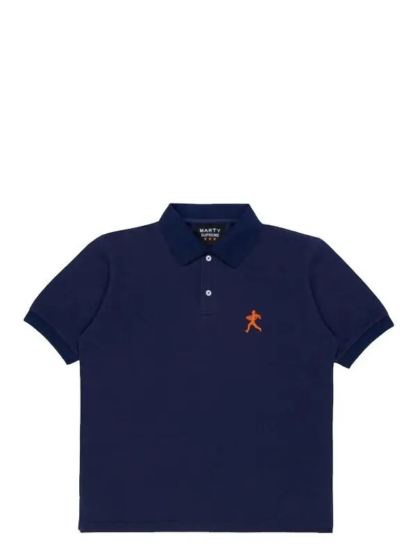 NAHMIAS X Marty Supreme A24 Polo Shirt - Navy Blue