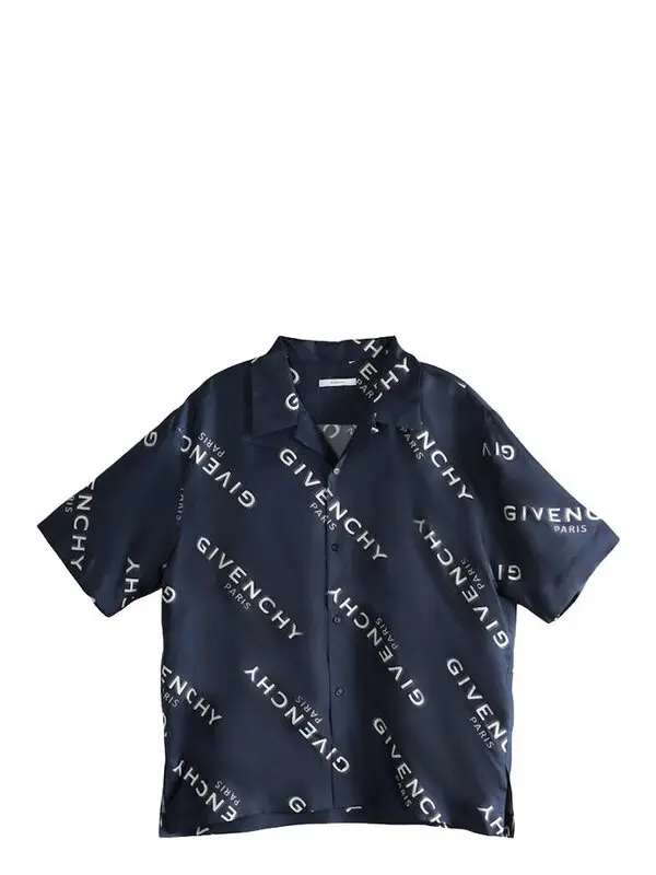 Givenchy Bowling Shirt - Navy Blue