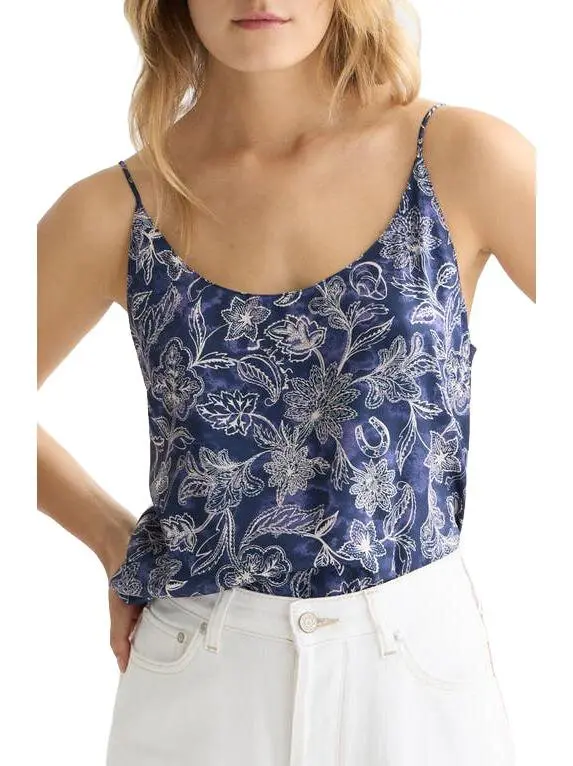 Scotch & Soda Printed Camisole - Lucky Bandana Dress Blues