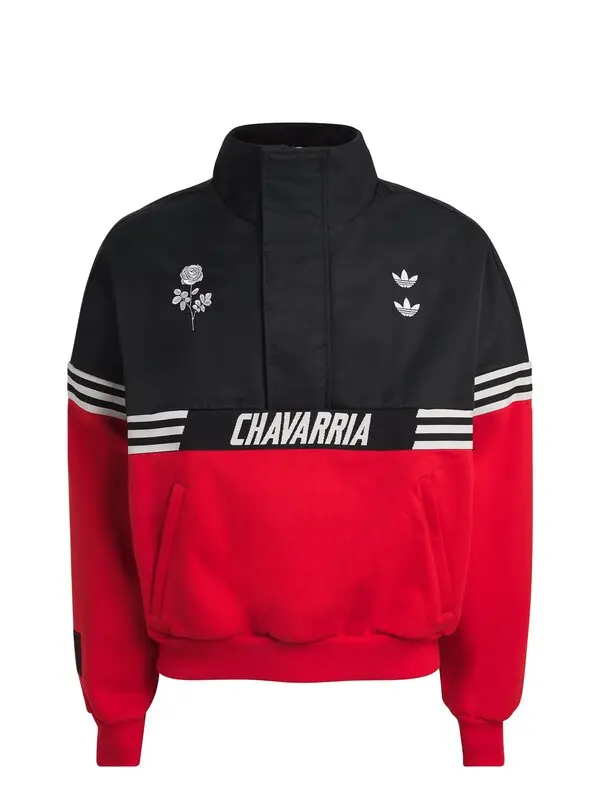 WILLY CHAVARRIA X Adidas Gomez Half-zip Sweatshirt - Red