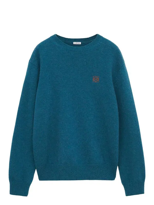 Loewe Wool Anagram Sweater - Green