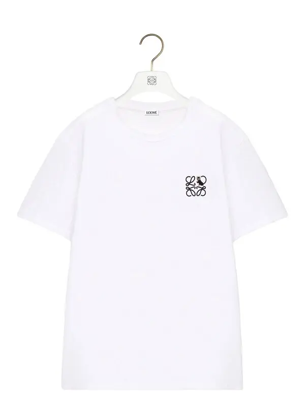Loewe X Louis Wain Cotton-blend Anagram Relaxed T-shirt - White
