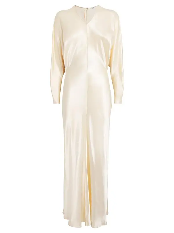 FFORME Satin Naomie Maxi Dress - Ivory