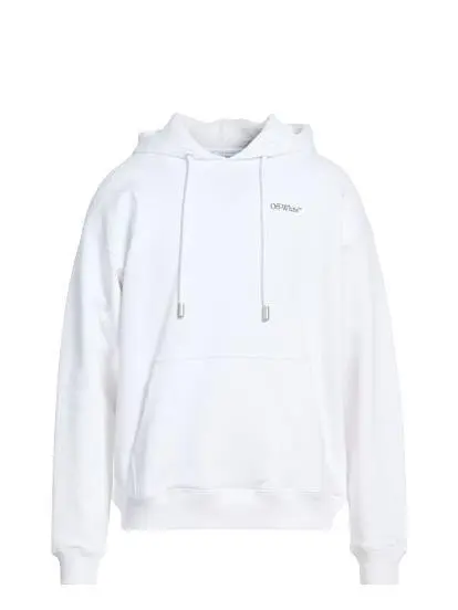 OFF-WHITE™ Cotton-blend French Terry Sweatshirt - White