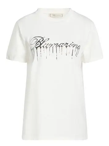 Blumarine Cotton Logo T-shirt - White