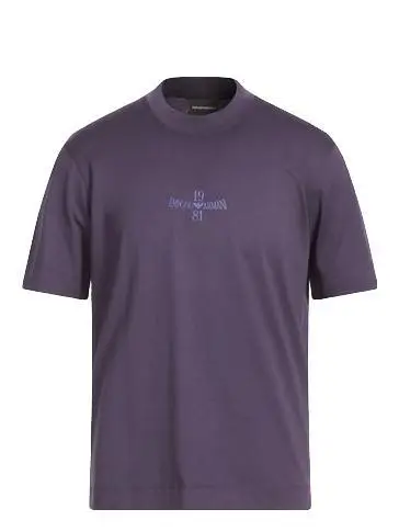 Emporio Armani T-shirt Dark Size Cotton - Purple
