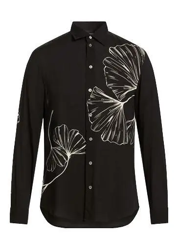 Emporio Armani Shirt Size Viscose - Black