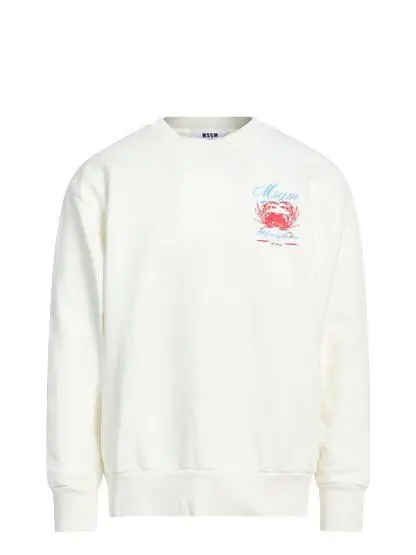 MSGM Cotton Sweatshirt - White