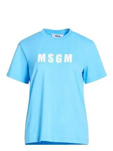 MSGM Logo-print T-shirt - Blue