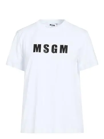 MSGM Logo-print T-shirt - White